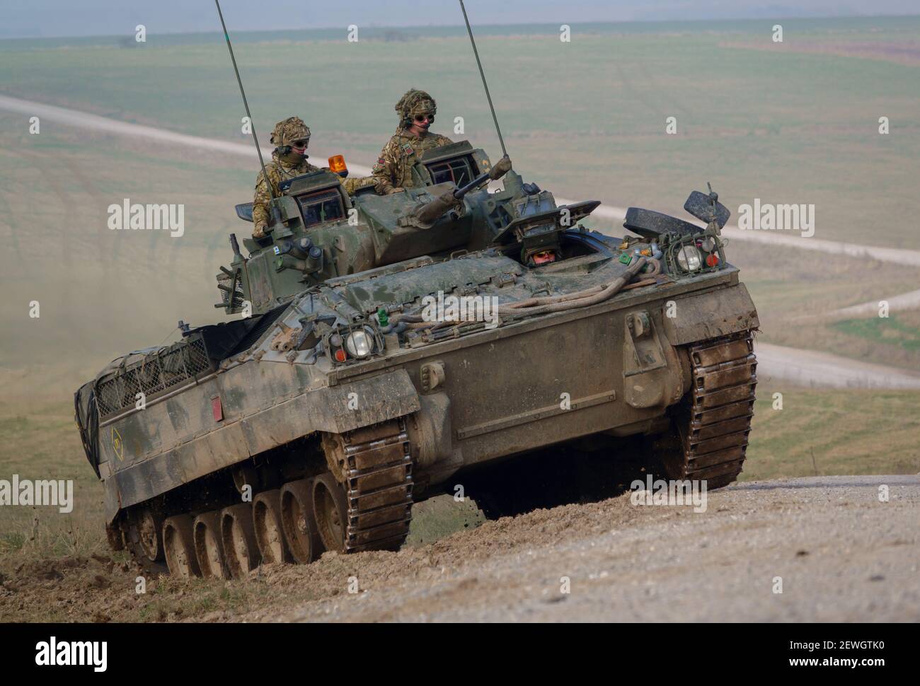 british army FV510 warrior light infantry fighting vehicle tank on ...