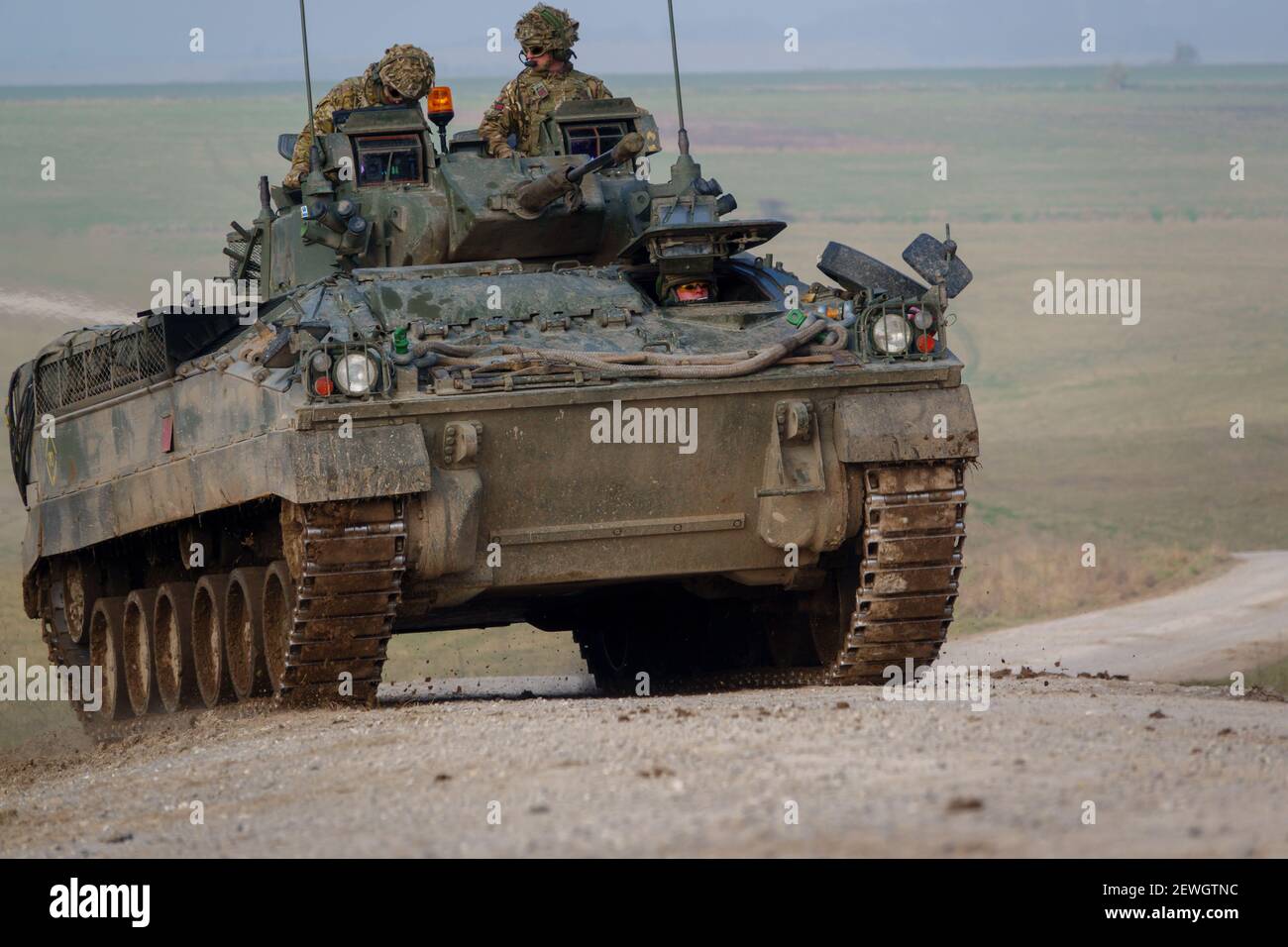 british army FV510 warrior light infantry fighting vehicle tank on ...