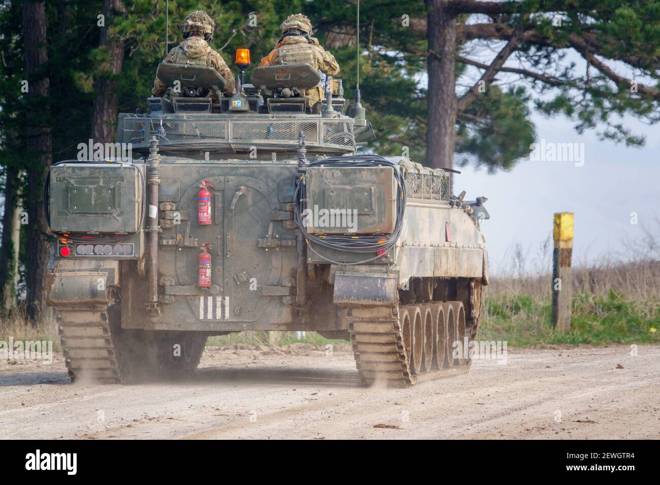 british army FV510 warrior light infantry fighting vehicle tank on ...