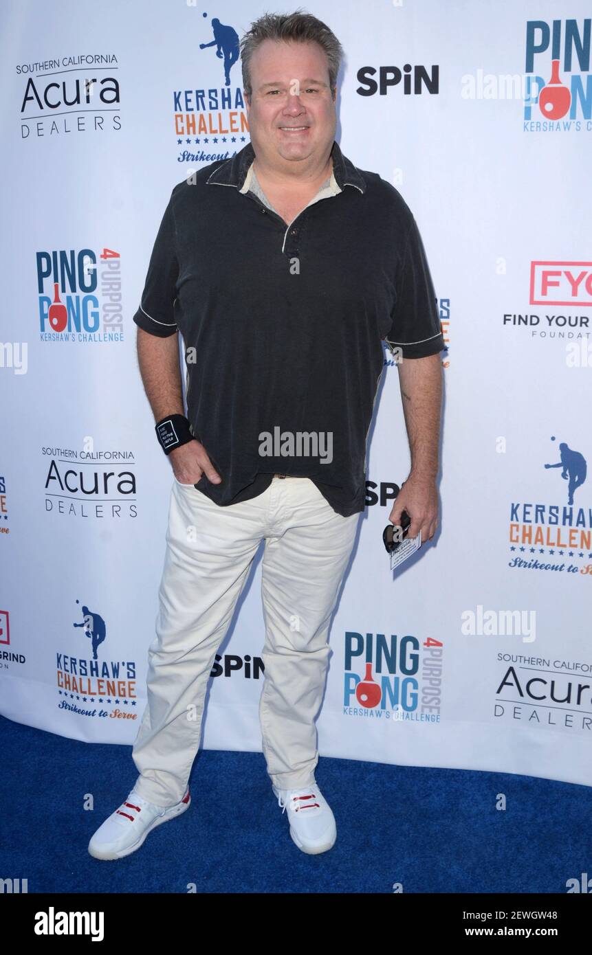 Eric Stonestreet at Clayton Kershaw's Ping Pong 4 Purpose at the Dodger ...