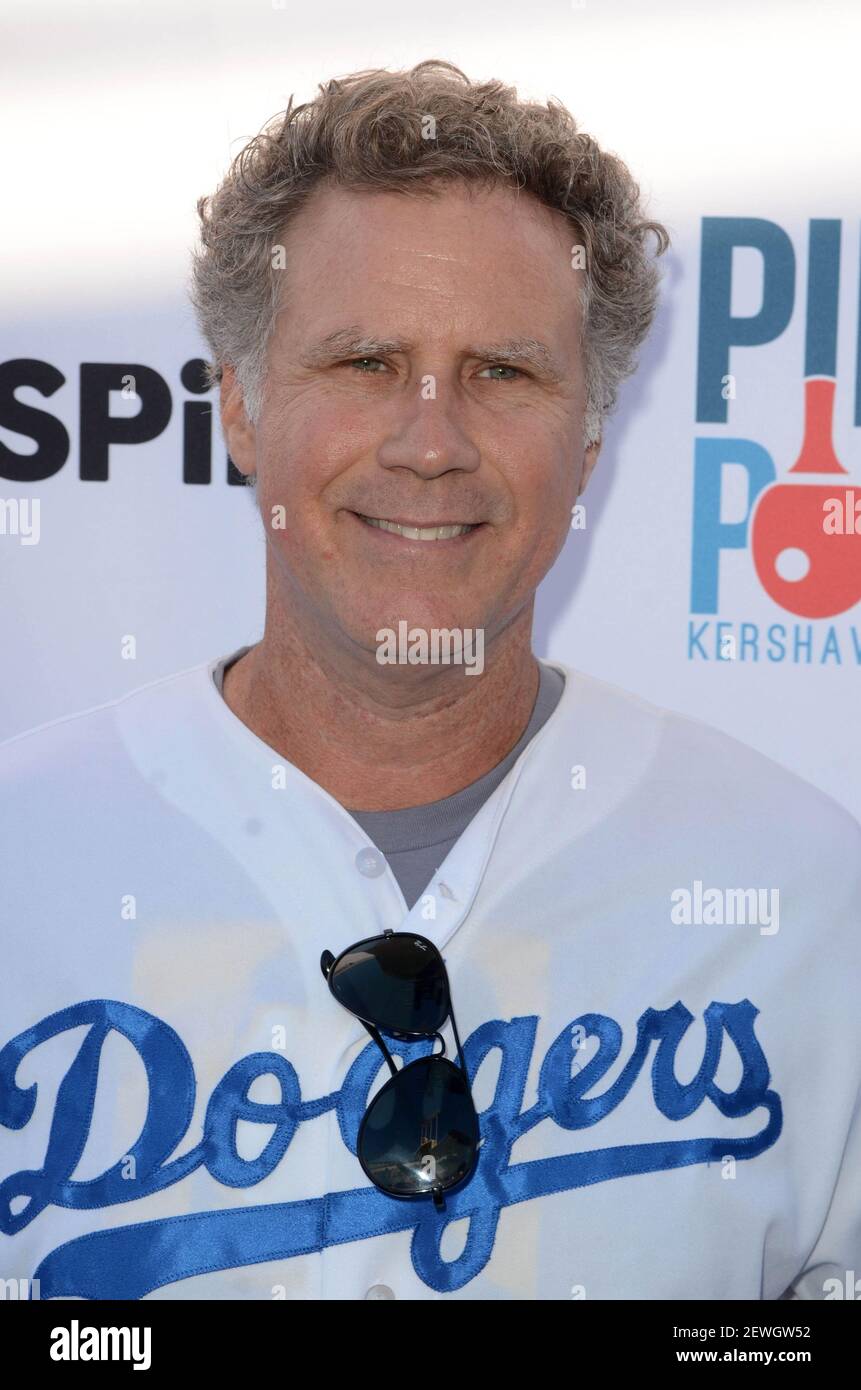 Will Ferrell at Clayton Kershaw's Ping Pong 4 Purpose at the Dodger ...