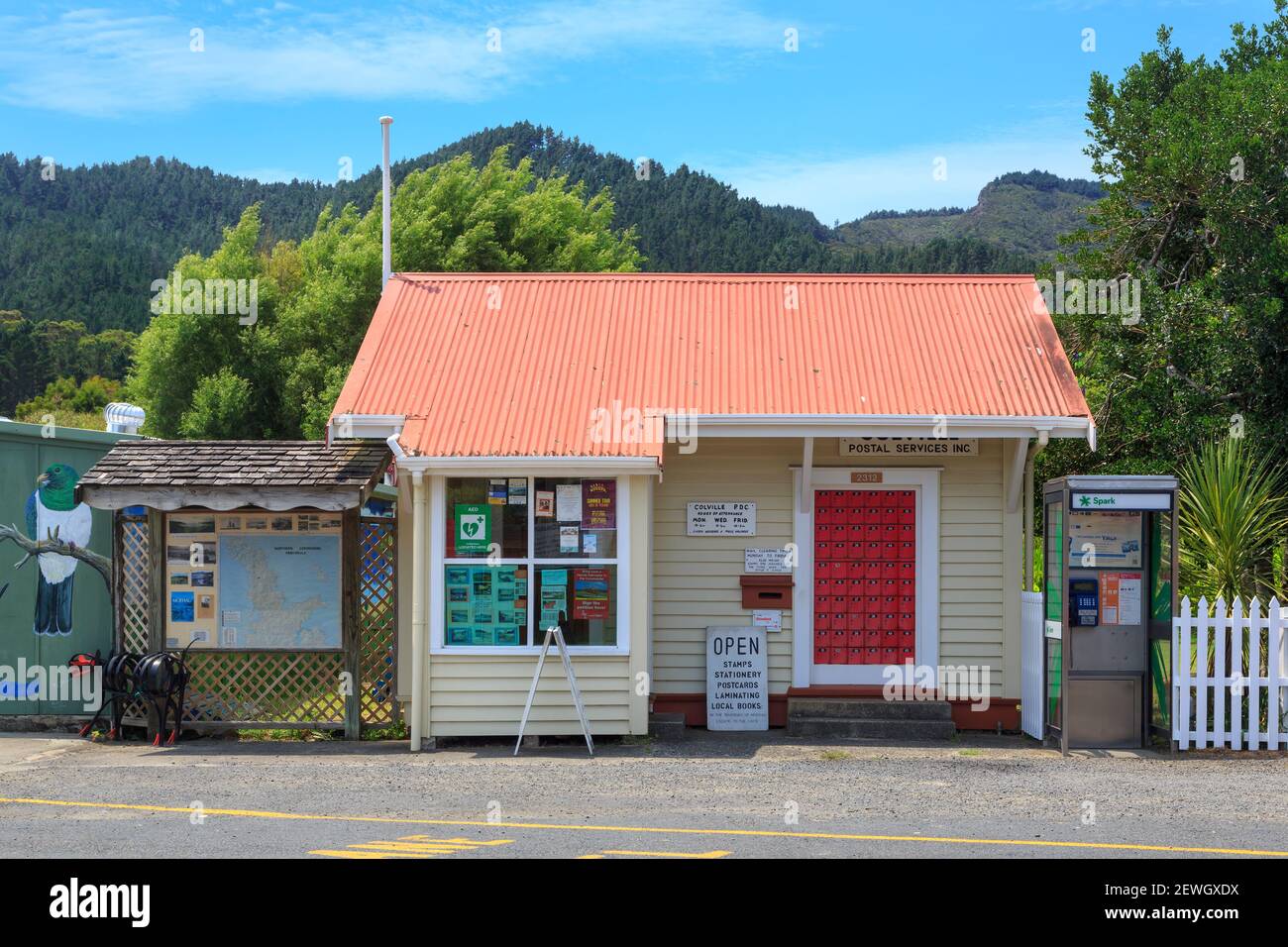 The tiny post office in Colville, the northernmost town on the ...
