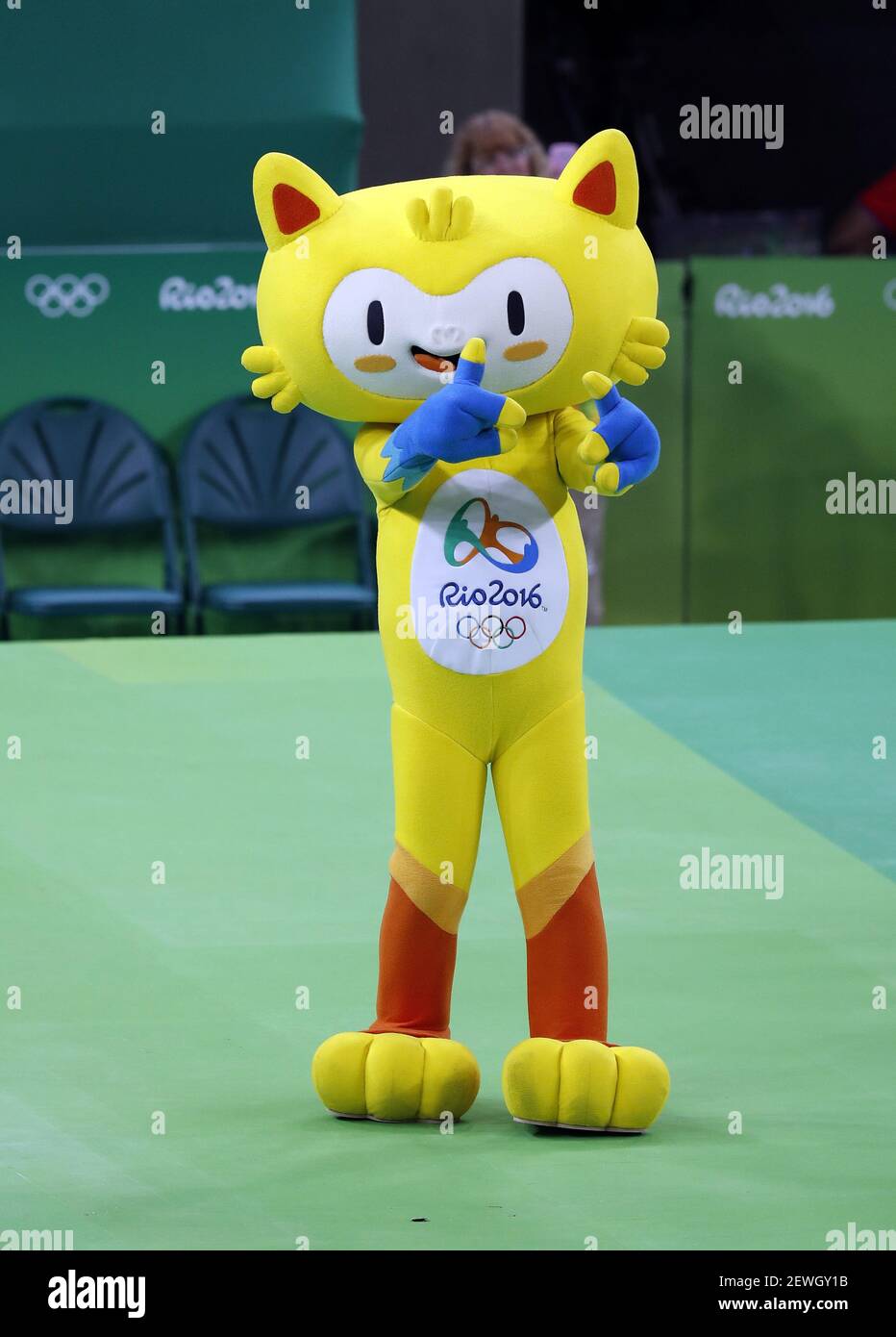 RIO DE JANEIRO, RJ - 11.08.2016: RIO 2016 OLYMPICS - Vinicius mascot at ...