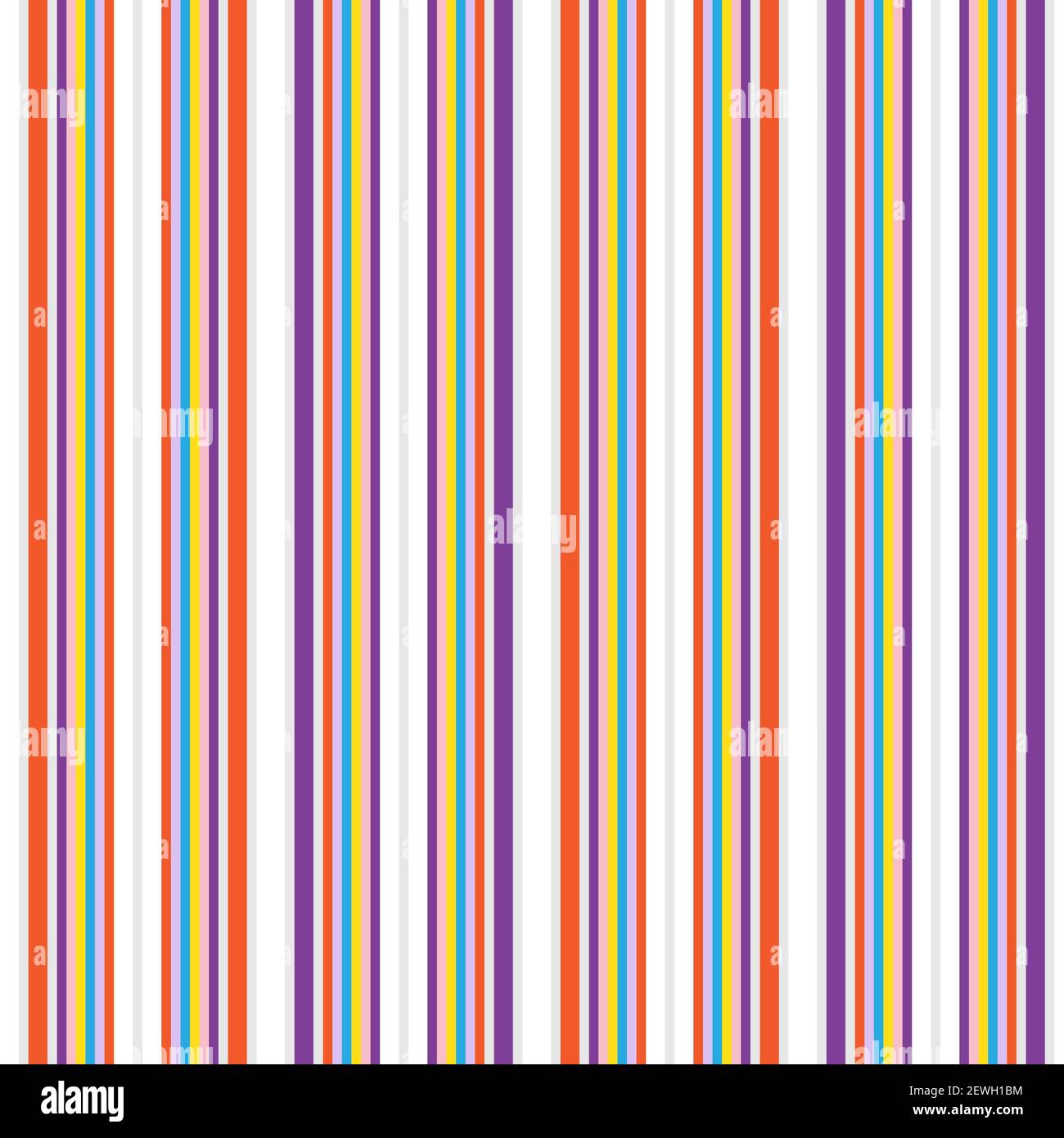 Rainbow vertical striped seamless pattern background suitable for ...
