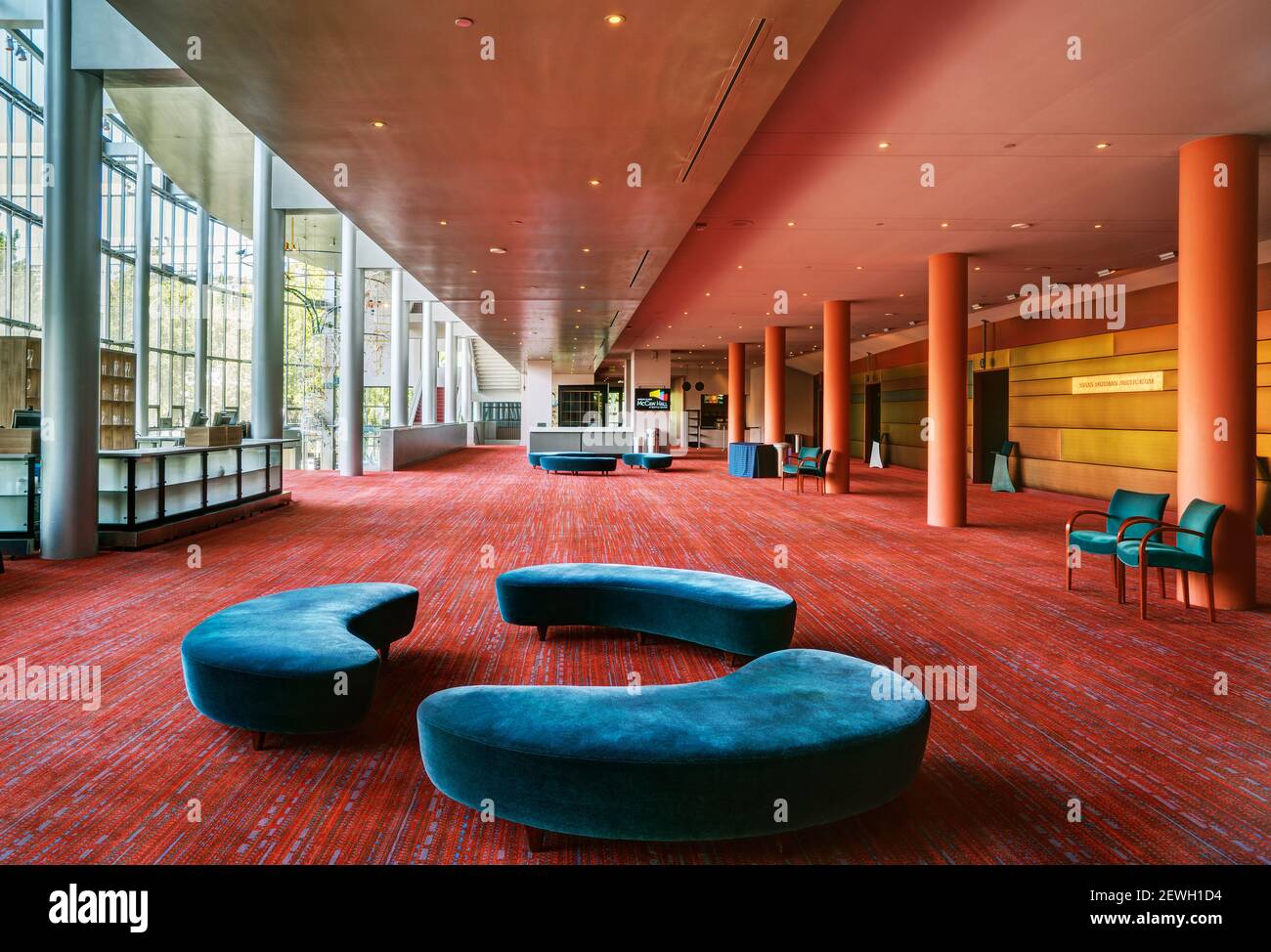 A large open space in a hospitality or business venue, conference ...