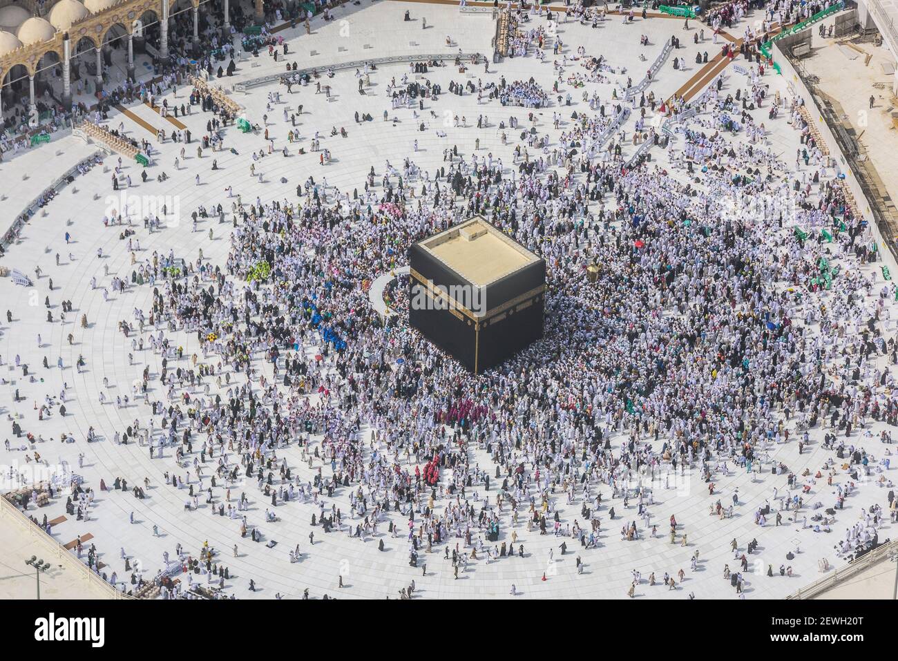 The Hajj annual Islamic pilgrimage to Mecca, Saudi Arabia, the holiest ...