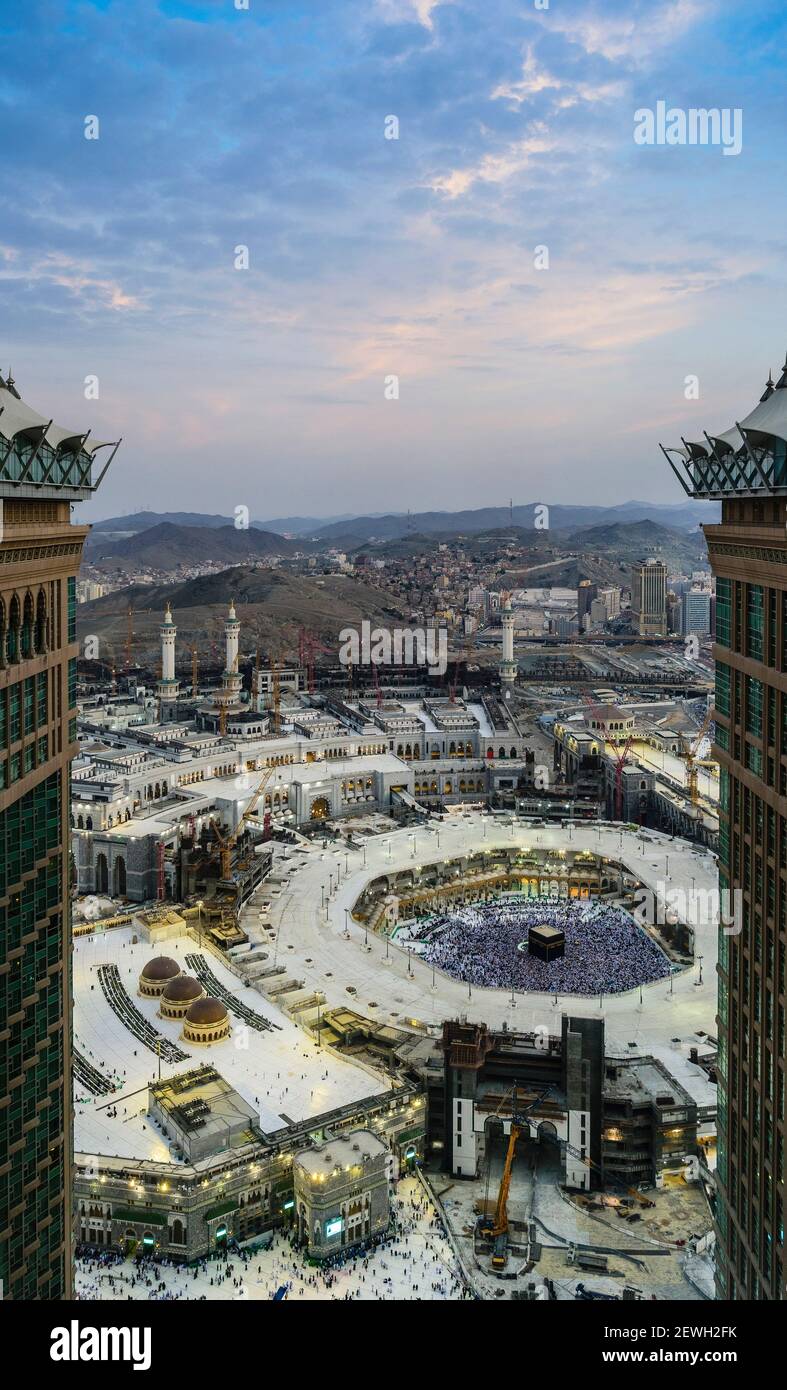 The Hajj annual Islamic pilgrimage to Mecca, Saudi Arabia, the holiest ...