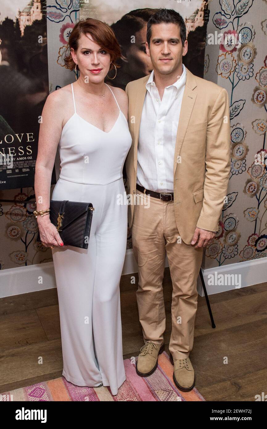 Molly Ringwald, Panio Gianopolous attending the New York Premiere of 'A ...