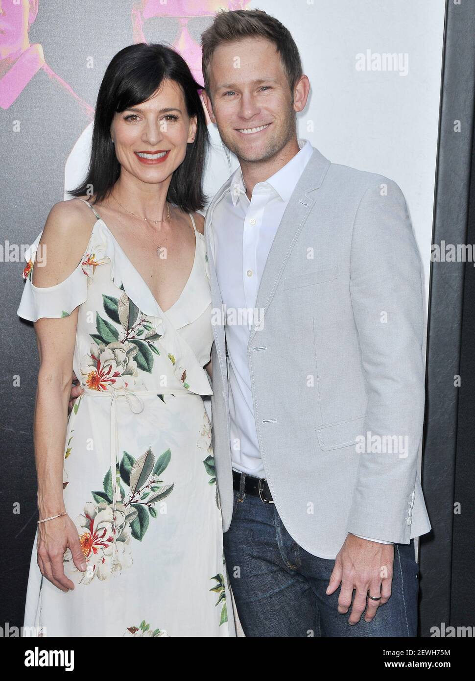 (L-R) Perrey Reeves and Aaron Fox arrives at the "War Dogs" Los Angeles ...