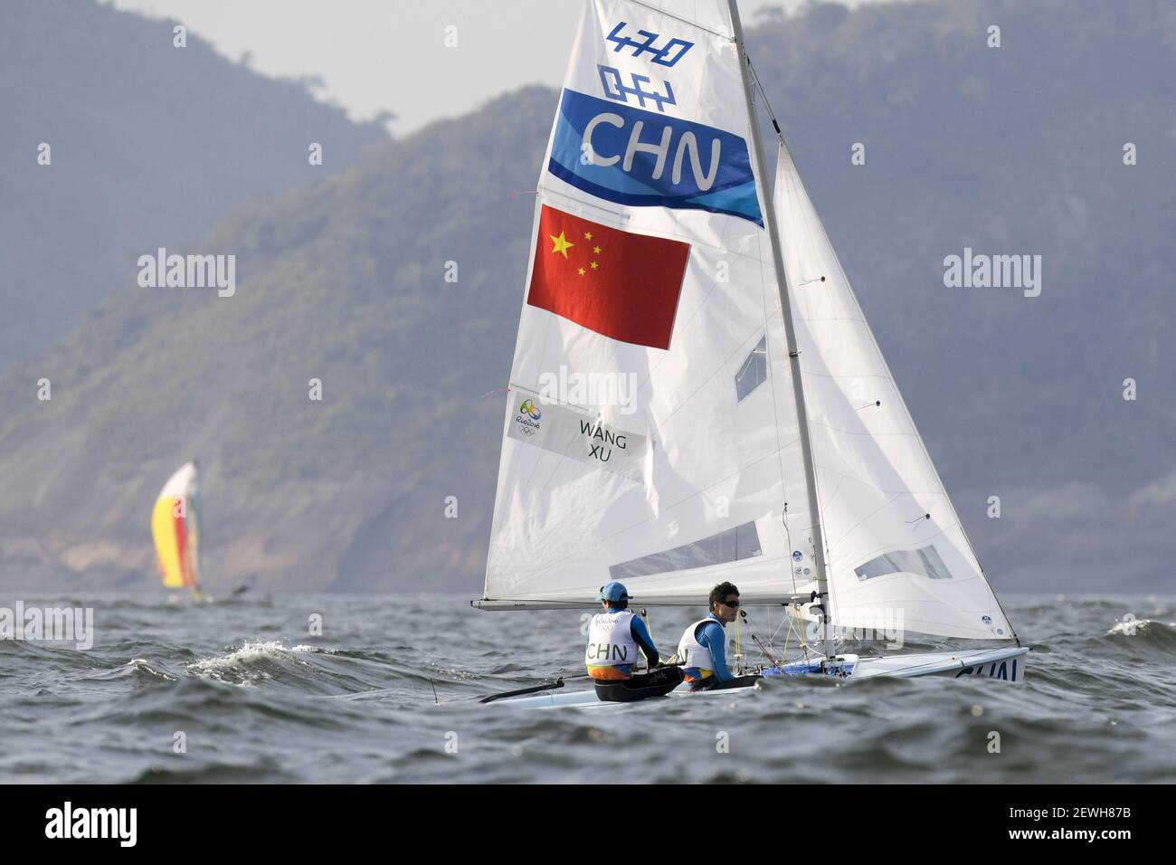 RIO DE JANEIRO, RJ - 15.08.2016: 2016 SAILING OLYMPICS - China Team ...
