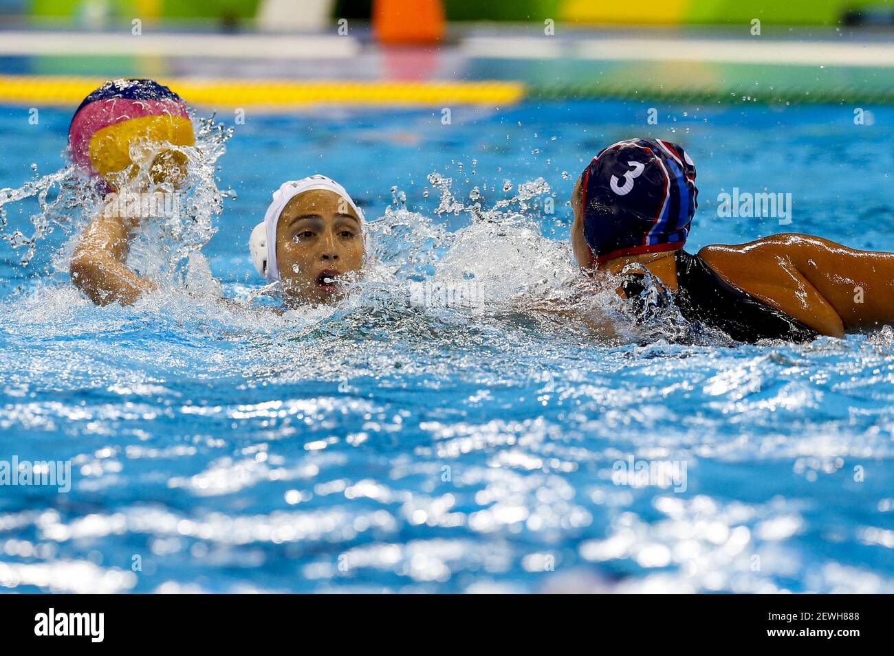 RIO DE JANEIRO, RJ - 15.08.2016: 2016 WATER POLO OLYMPICS - Brazil vs ...