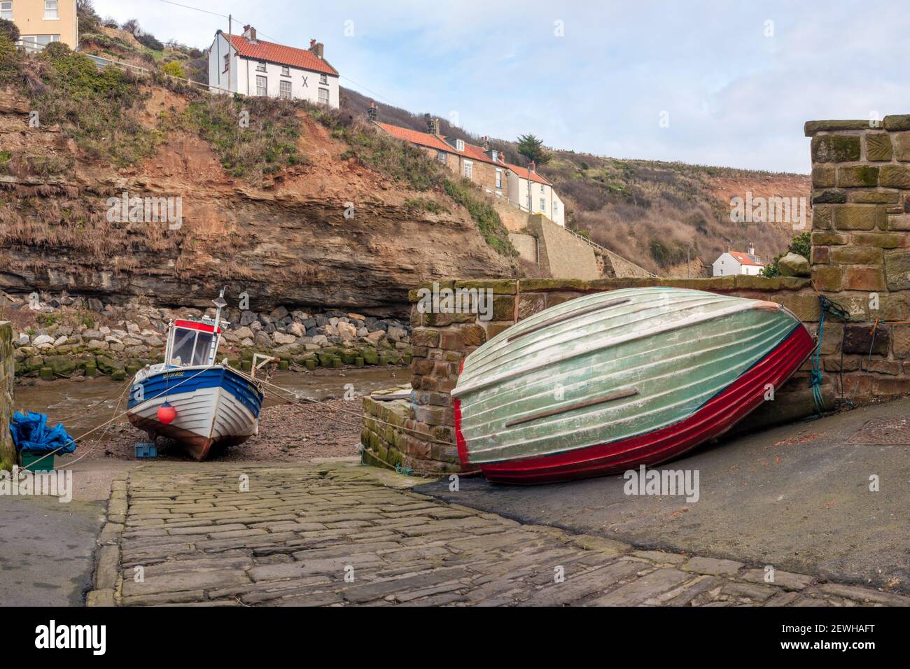 Yorkshire coble boat hi-res stock photography and images - Alamy