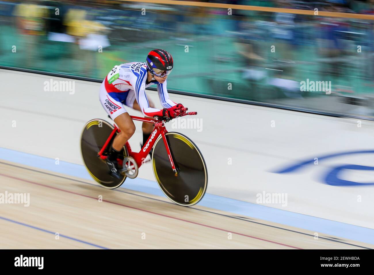 Mei Yu Hsiao (TPE) during the Olympic Track Cycling 2016 held at the ...