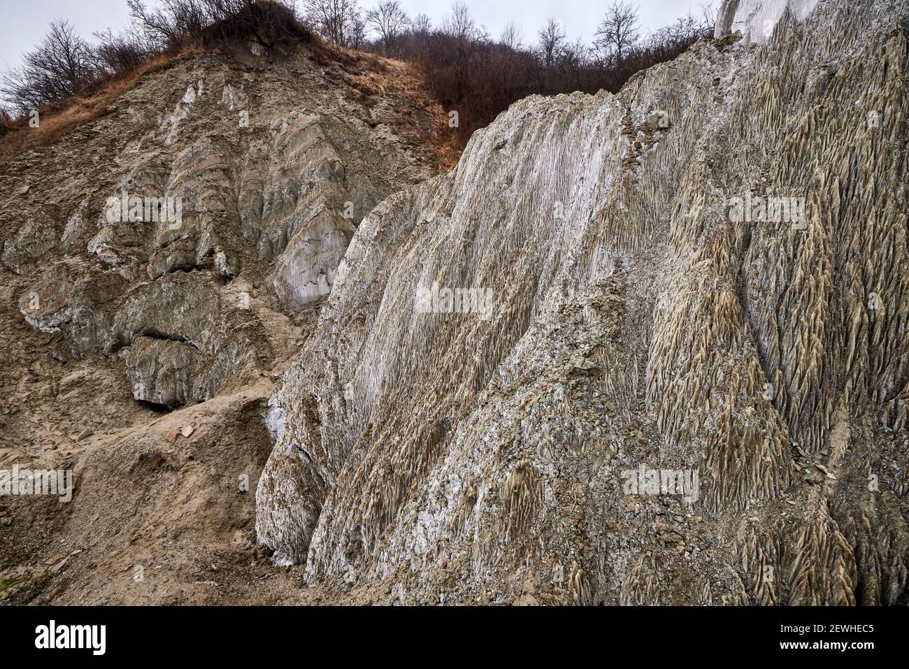 Images with the Praid Salt Mountain and Canyon, a nature reserve in ...