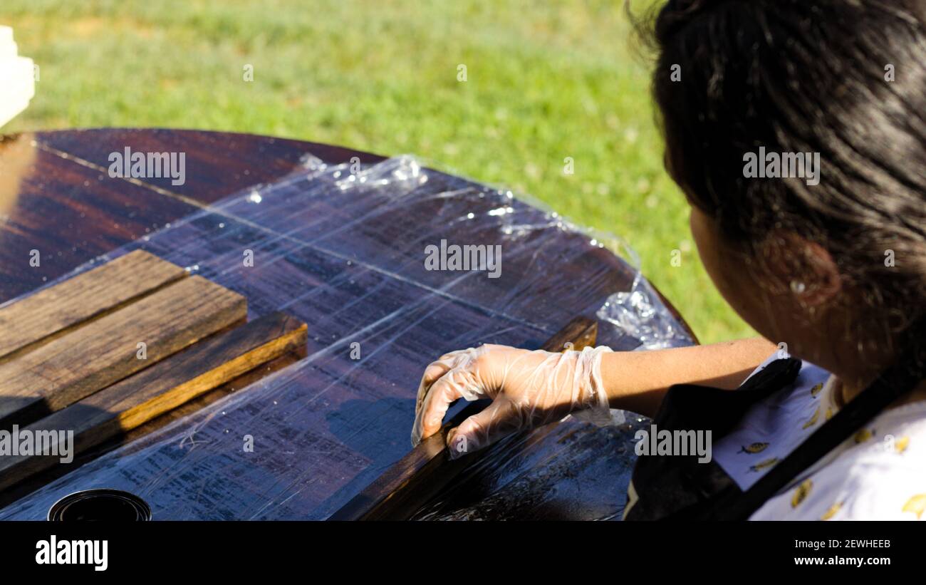 Woman hard work hi-res stock photography and images - Alamy