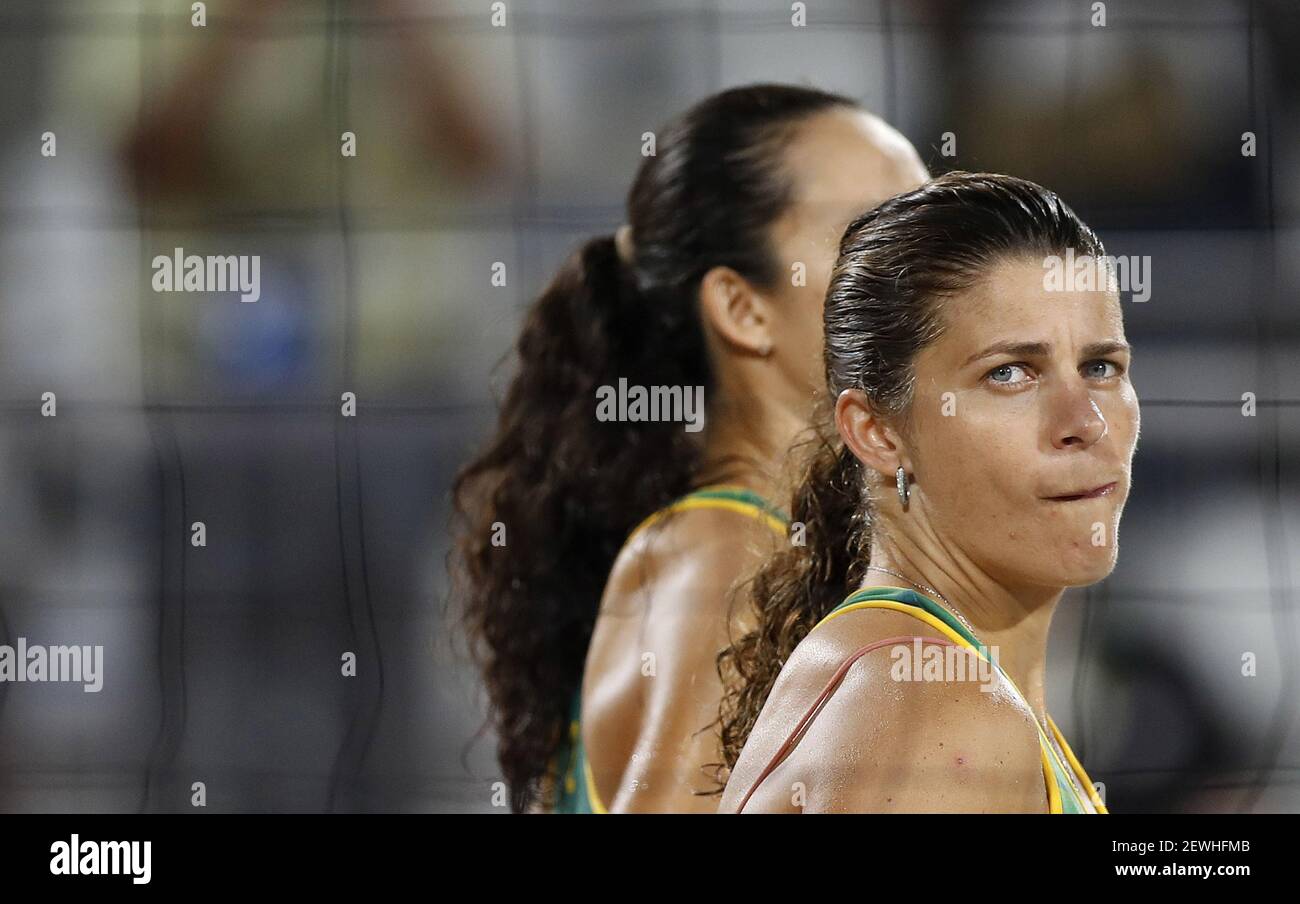 RIO DE JANEIRO, RJ - 17.08.2016: OLYMPICS 2016 BEACH VOLLEYBALL ...