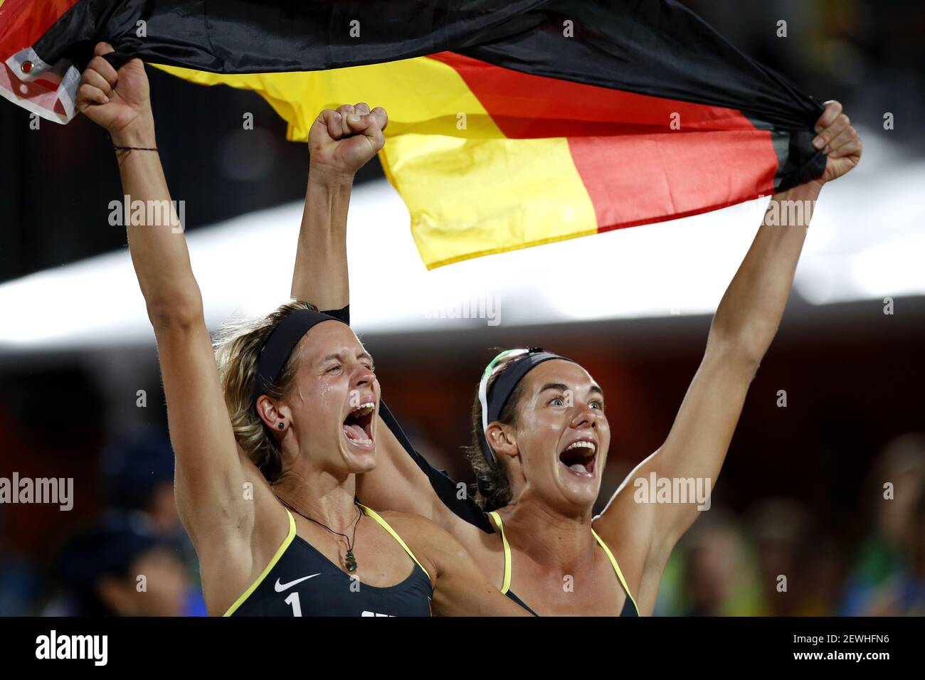 RIO DE JANEIRO, RJ - 18.08.2016: OLYMPICS 2016 BEACH VOLLEYBALL ...