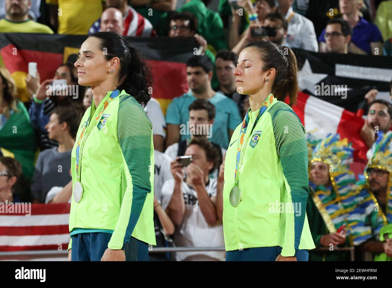 RIO DE JANEIRO, RJ - 18.08.2016: OLYMPICS 2016 BEACH VOLLEYBALL ...