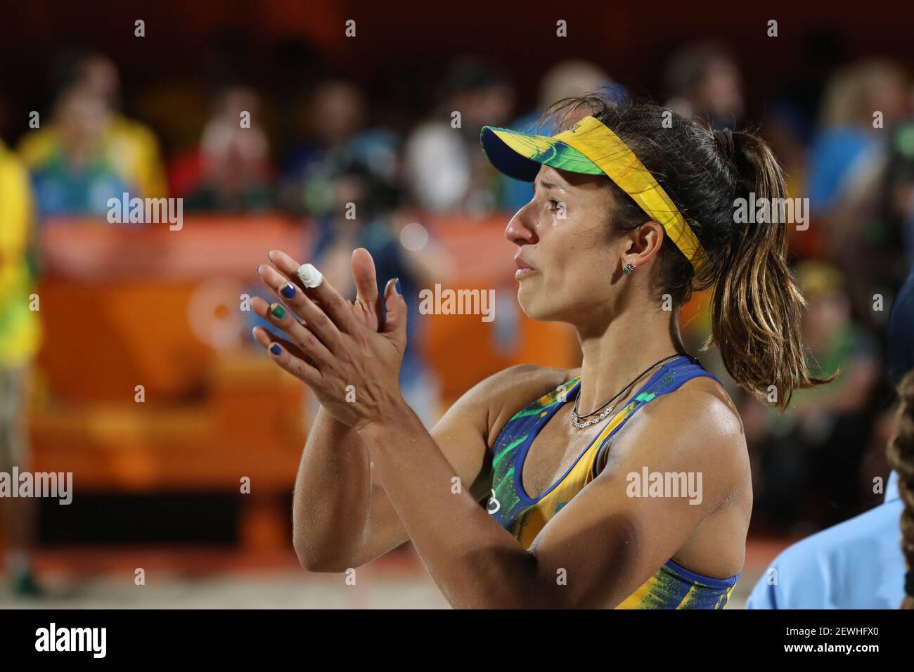 RIO DE JANEIRO, RJ - 18.08.2016: OLYMPICS 2016 BEACH VOLLEYBALL ...