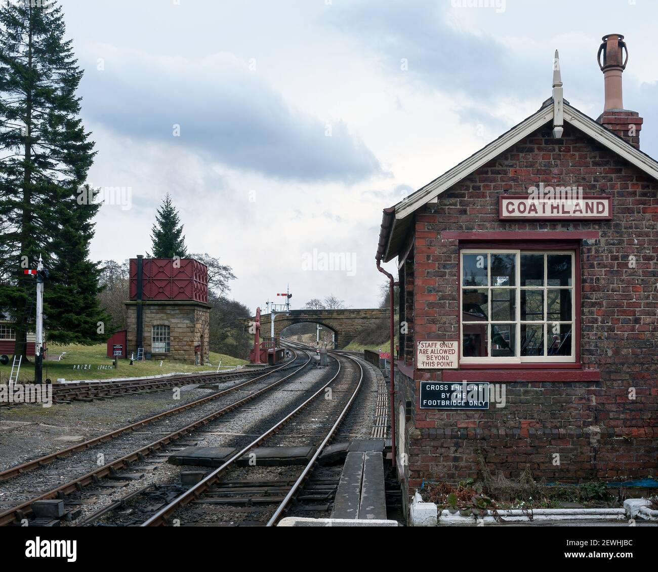 Goathland sign hi-res stock photography and images - Alamy