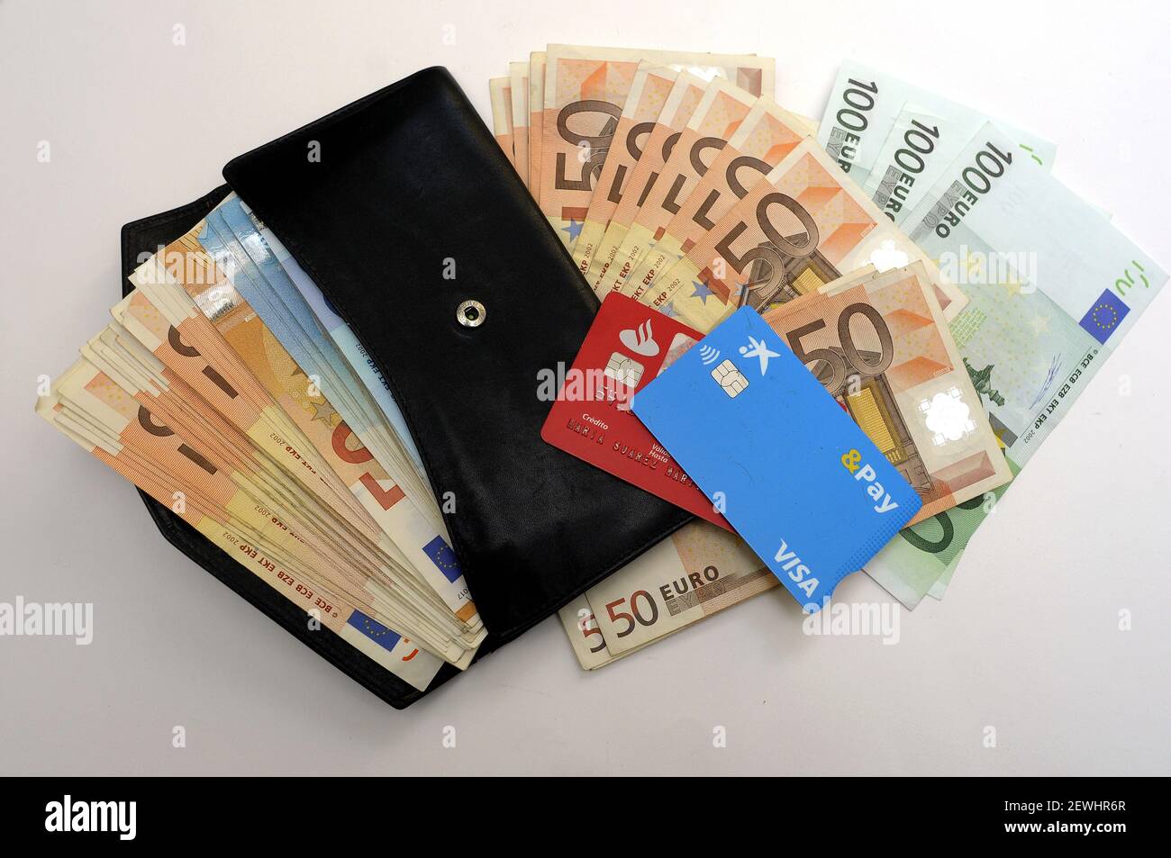 Euros money cards hi-res stock photography and images - Alamy