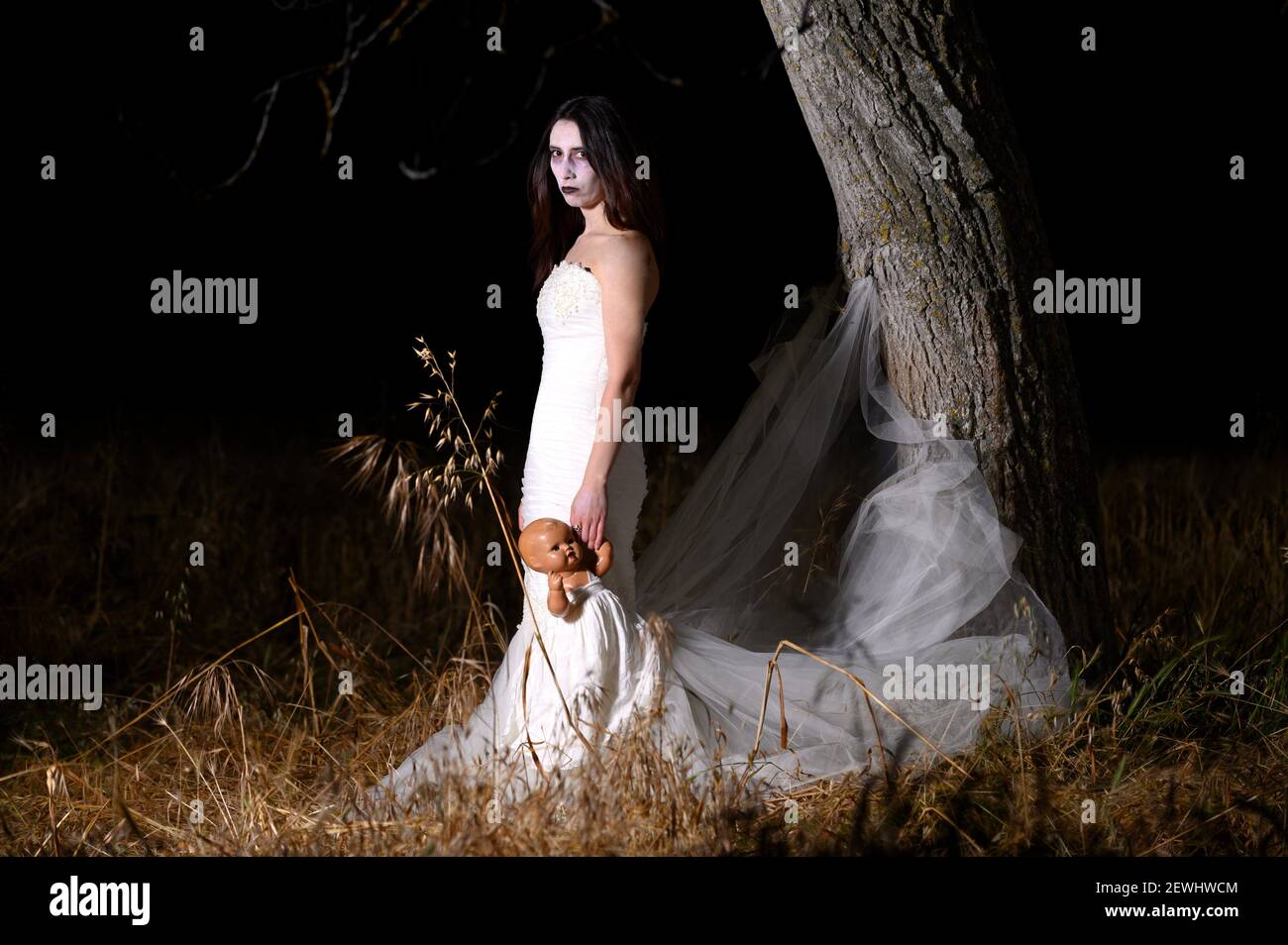 Scary monster girl moppet doll hi-res stock photography and images - Alamy