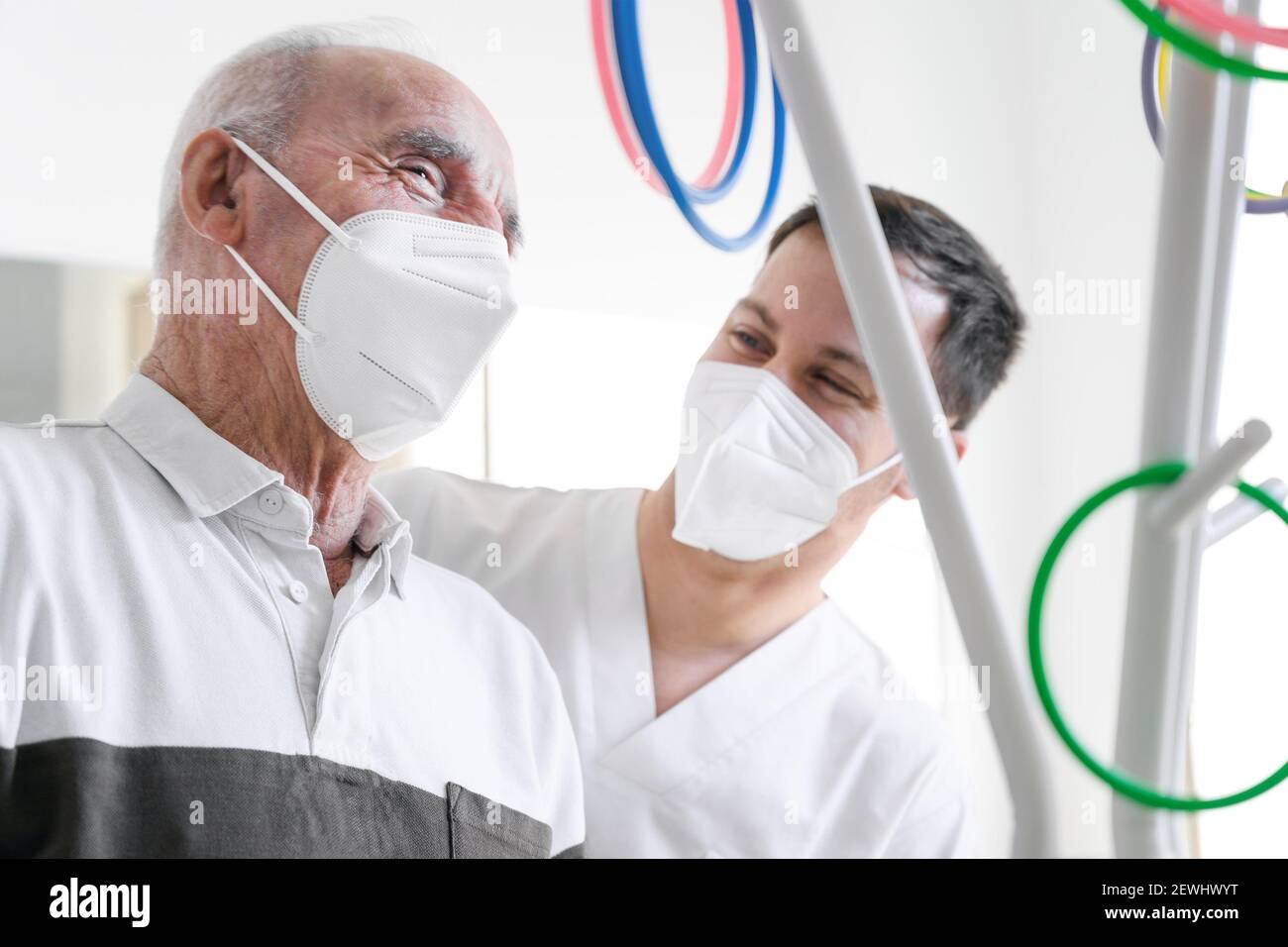 Stroke victim rehabilitation hi-res stock photography and images - Alamy