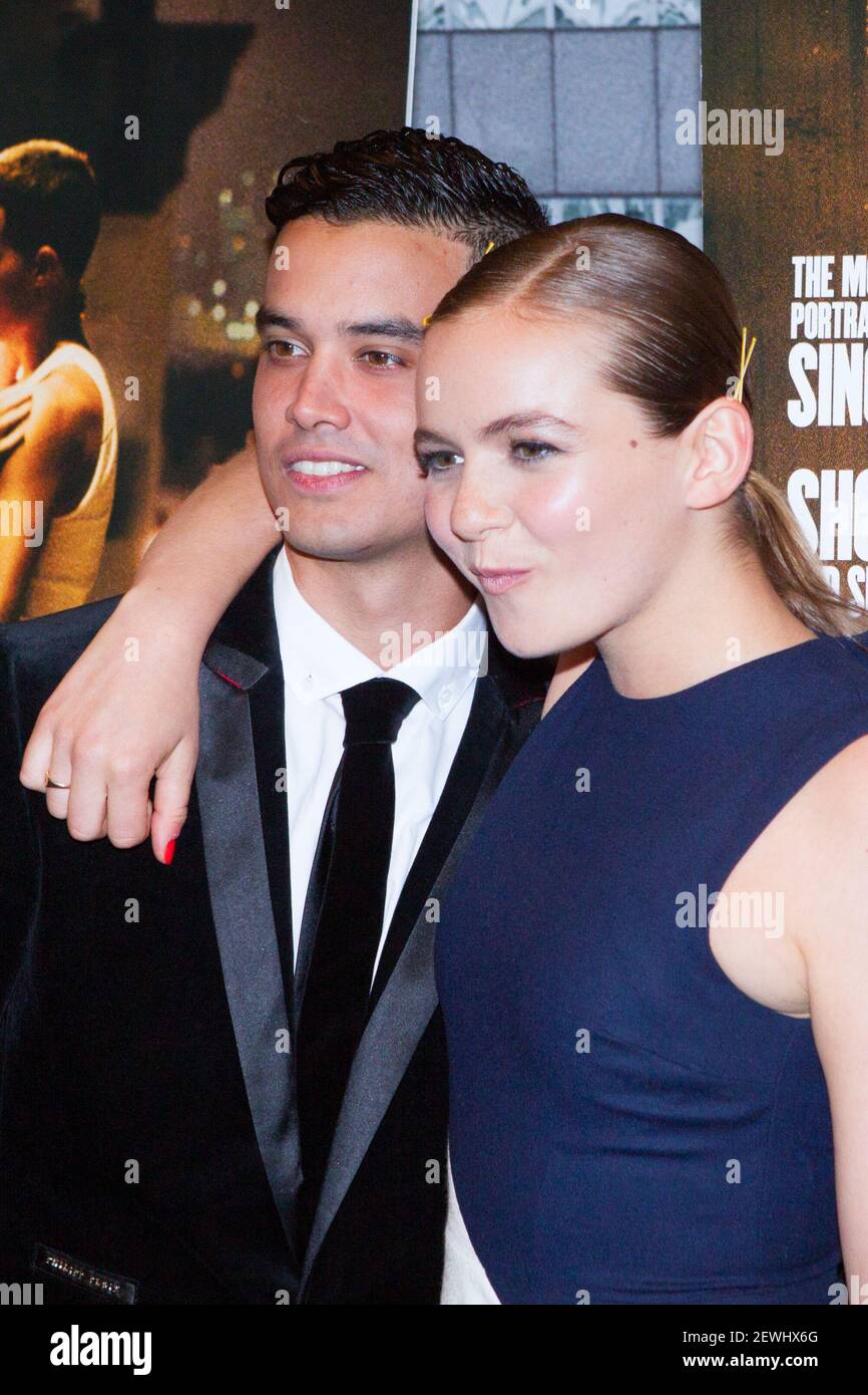 Brian Marc and Morgan Saylor attend NY: The New York Movie Premiere of ...