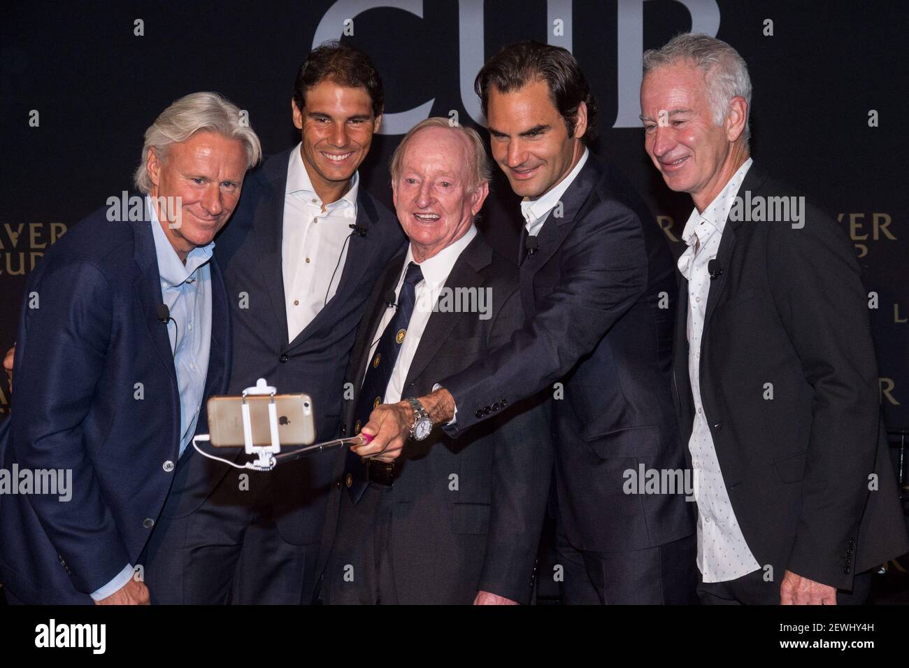 Bjorn Borg, Rafael Nadal, Rod Lavar, Roger Federer, John McEnroe ...