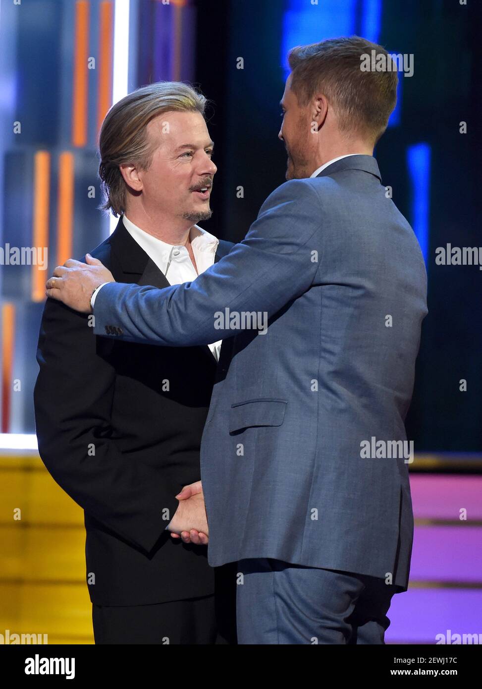 LOS ANGELES - AUGUST 27: (L-R) David Spade and Rob Lowe onstage during ...