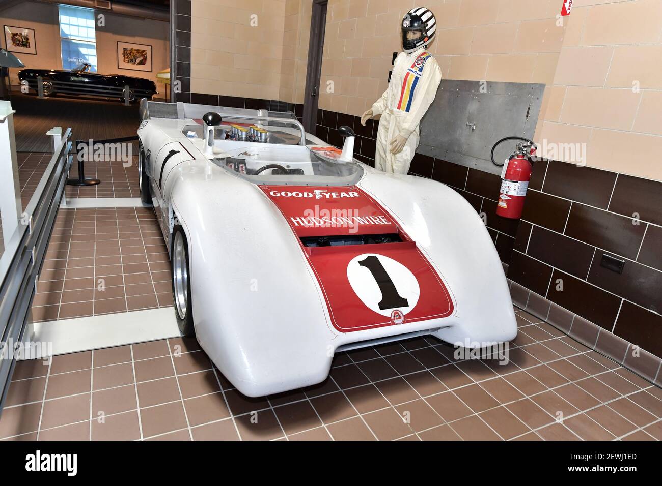 The Caldwell D7 Can-Am driven by Sam Posey in the 1968 race season on ...
