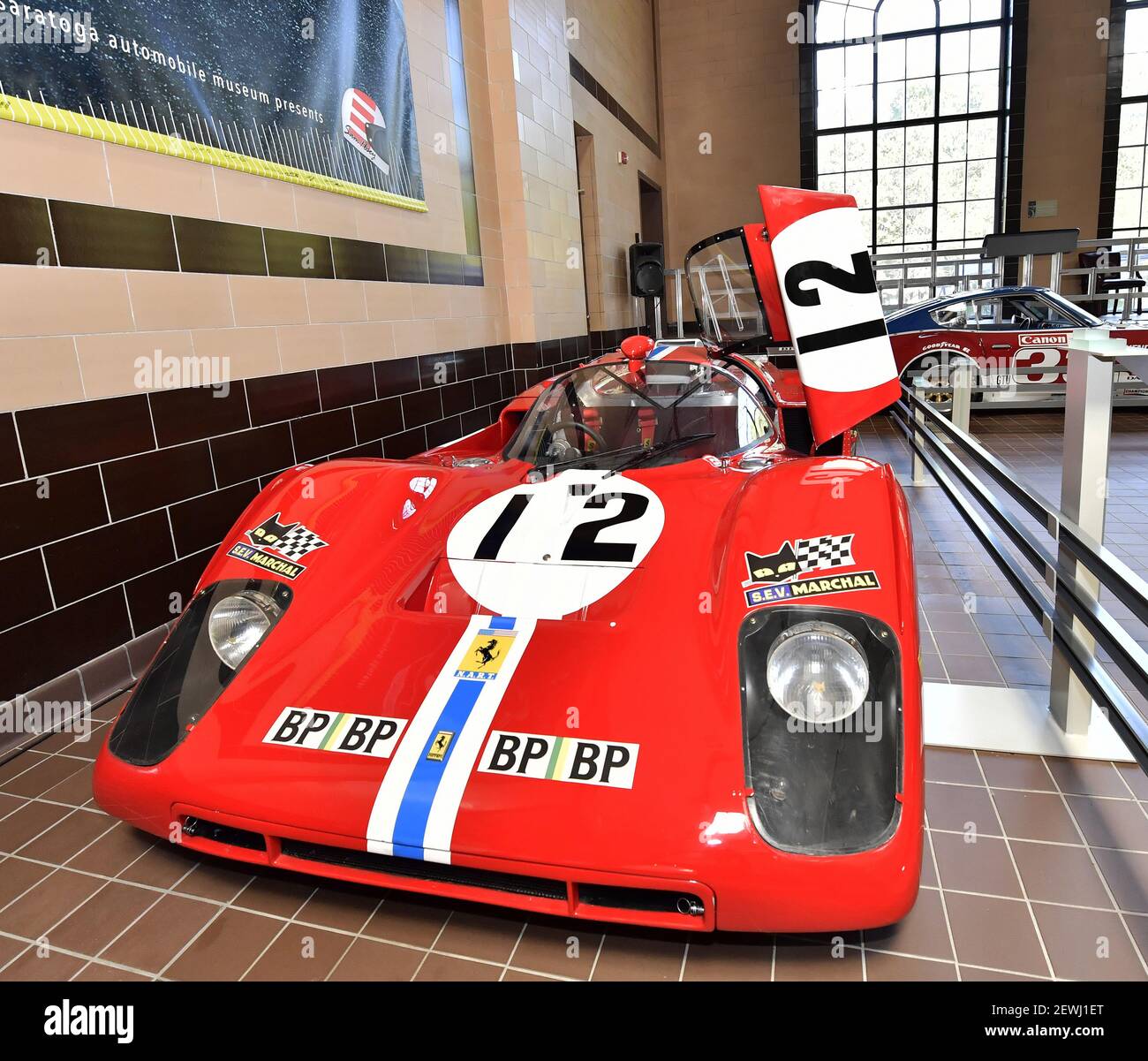 The Ferrari 512M driven by Sam Posey at the 1971 24 Hours of Le Mans ...