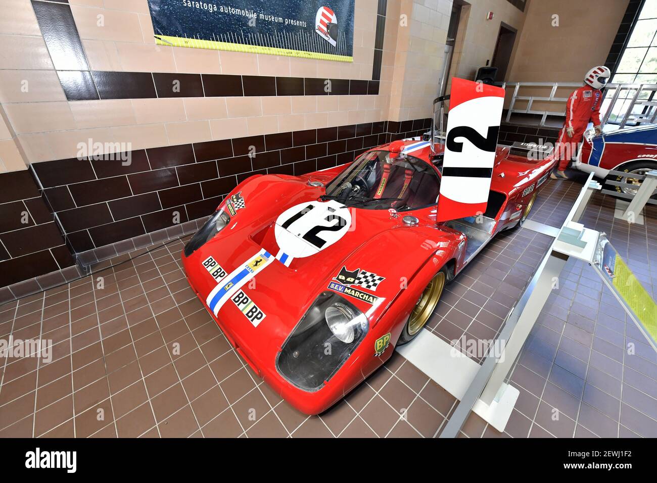 The Ferrari 512M driven by Sam Posey at the 1971 24 Hours of Le Mans ...
