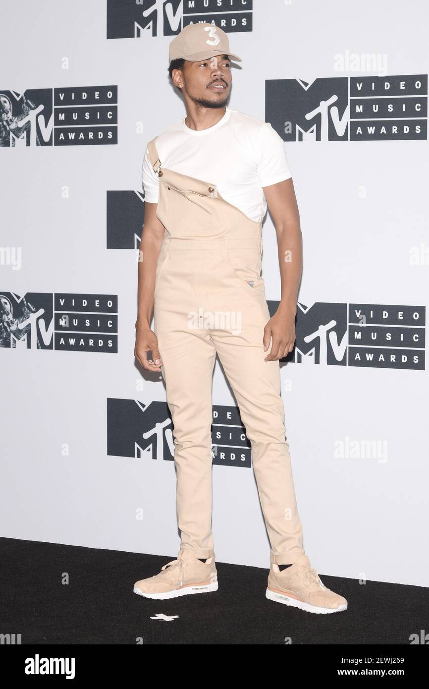 Hip-hop artist Chance The Rapper poses in the press photo room at 2016 ...
