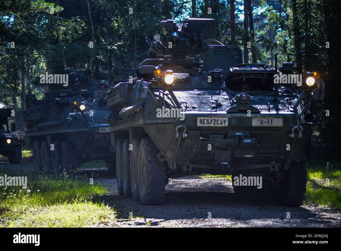 U.S. Soldiers, assigned to the Regimental Engineer Squadron, 2nd ...