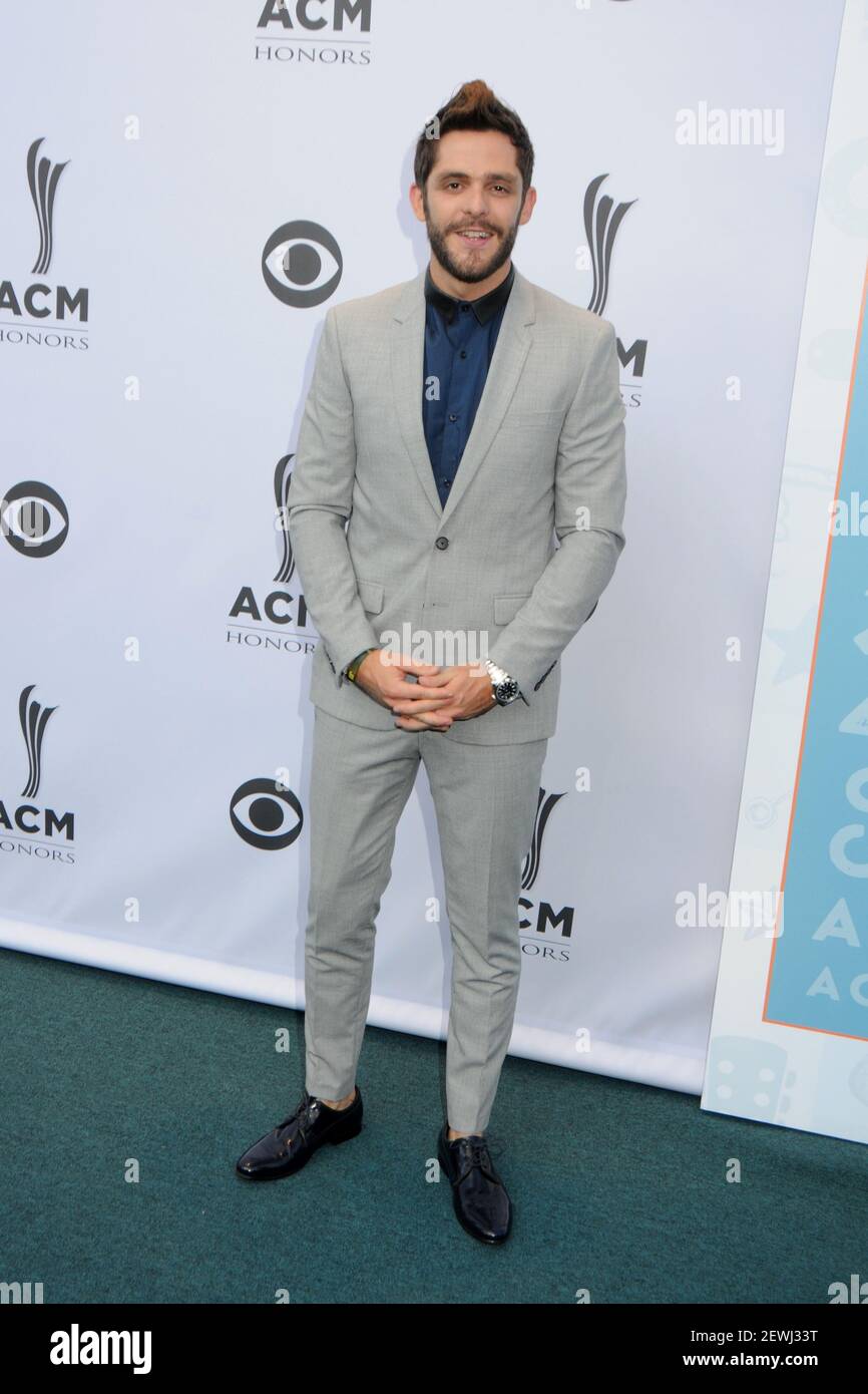 30 August 2016 - Nashville, Tennessee - Thomas Rhett. 10th Annual ACM ...