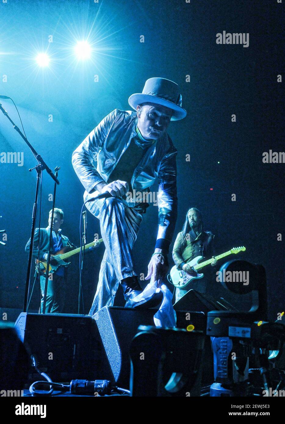 Gord Downie, lead singer of Canadian rock band Tragically Hip performs ...