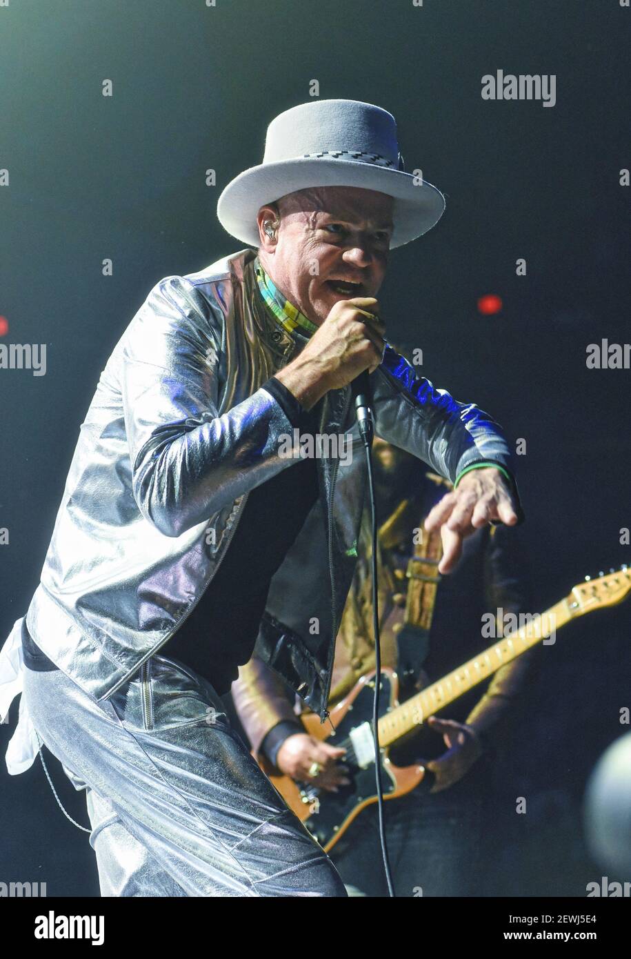 Gord Downie, lead singer of Canadian rock band Tragically Hip performs ...