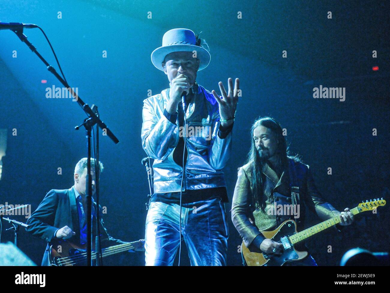Gord Downie, lead singer of Canadian rock band Tragically Hip performs ...