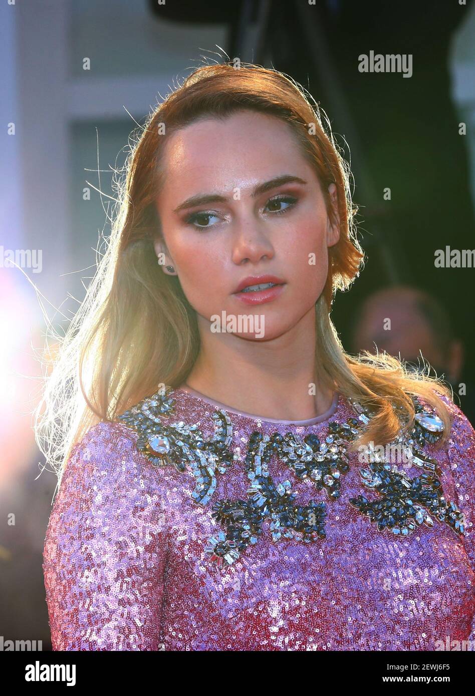 Actress Suki Waterhouse arrives for the premiere of the movie "The Bad ...