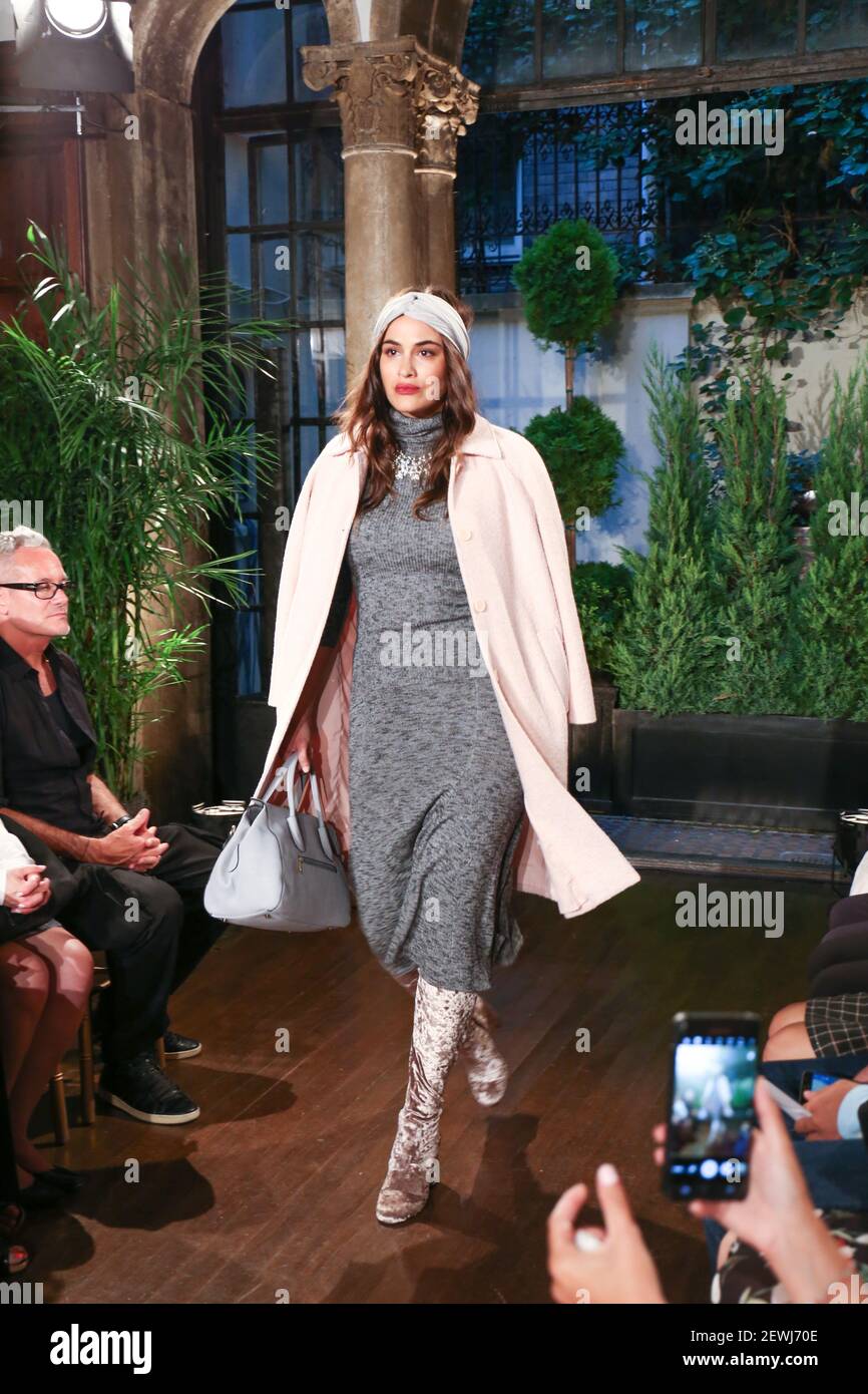 Model attends NY: Actress & Designer, Eva Mendes shows her -See Now Buy Now- FW16 Collection ...