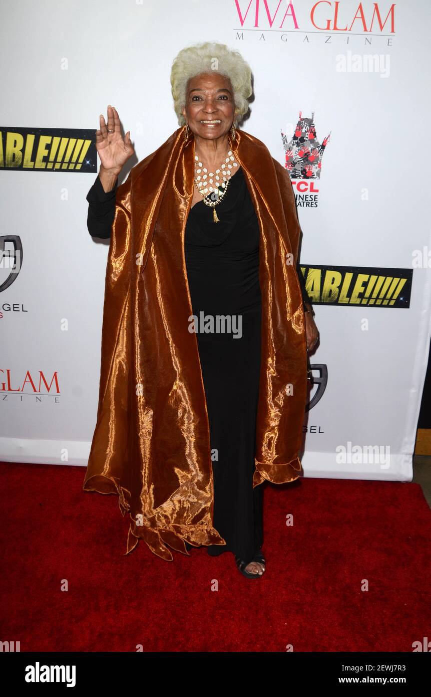 Nichelle Nichols at the "Unbelievable!!!" Premiere and Star Trek 50th ...