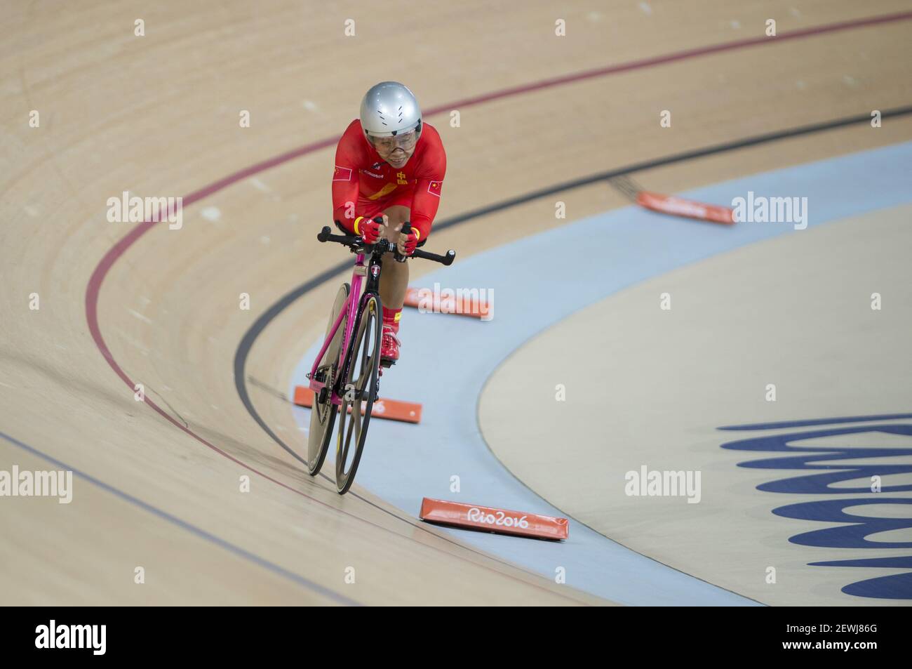 Sini Zeng of China, C3 women's pursuit, Sept. 8, 2016, Rio 2016 ...