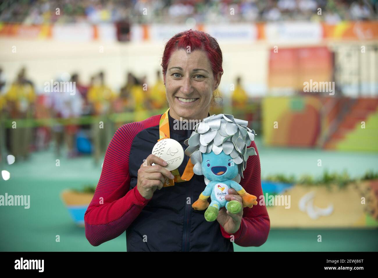 Jamie Whitmore, silver medalist in the women's C3 pursuit., Sept. 8 ...