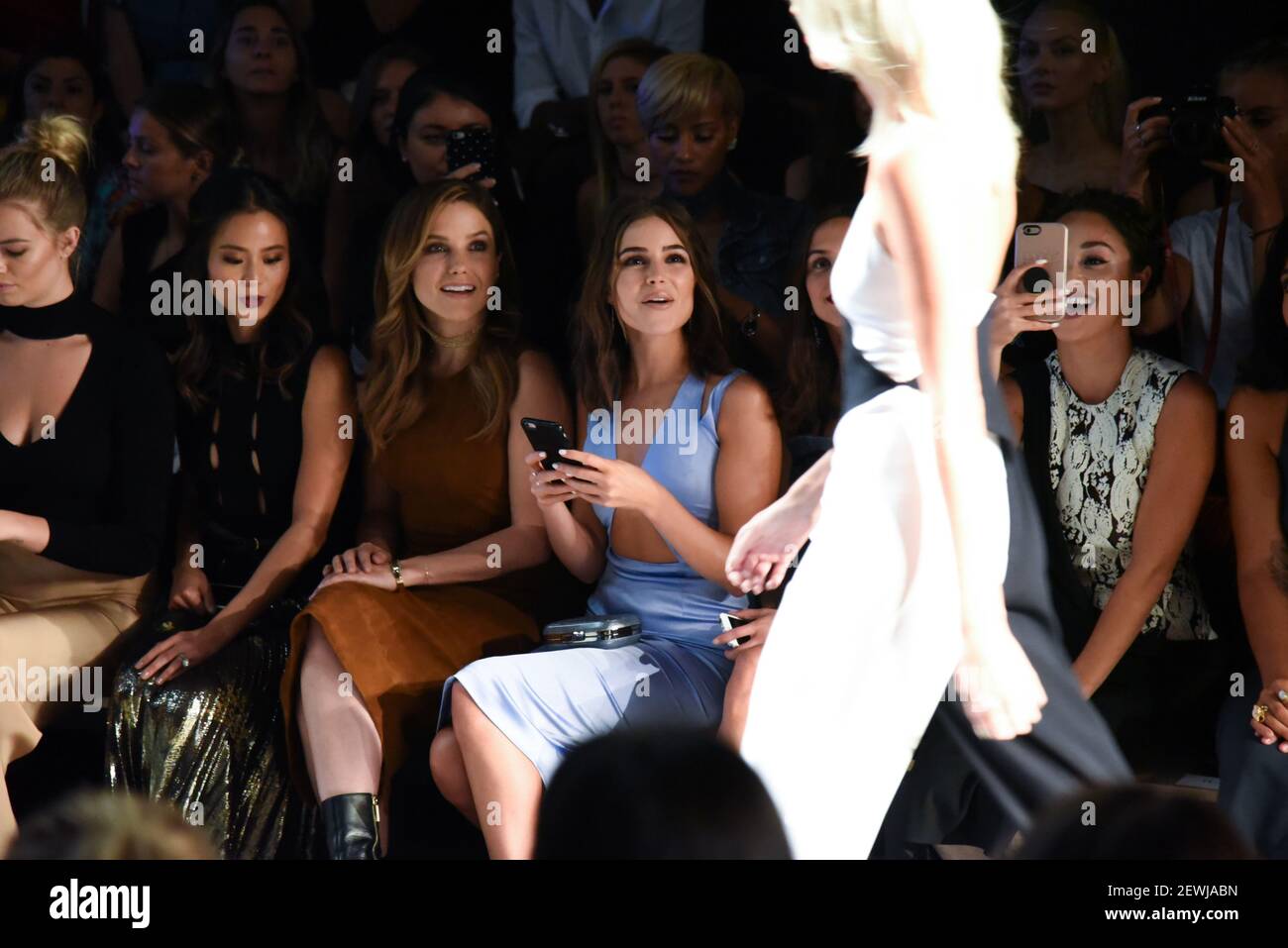 Jamie Chung, Sophia Bush and Olivia Culpo attend NY: Front Row Cushnie ...