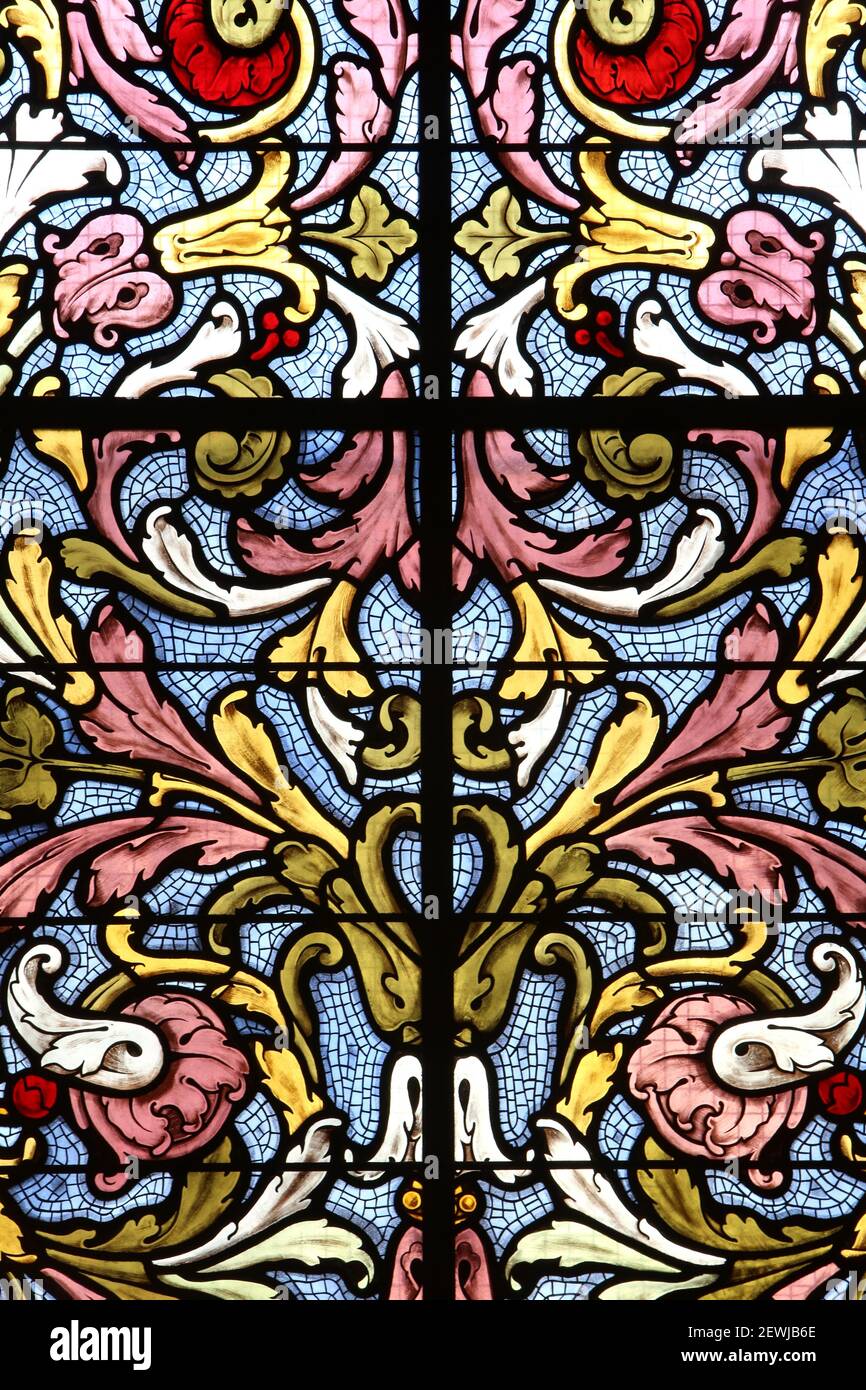 Stained Glass Sculpting & Forming Burton Landscape abstract stained ...