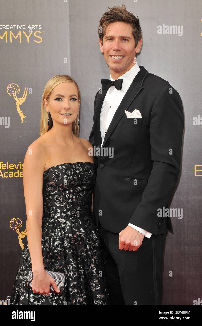 (L-R) Joanne Froggatt and James Cannon arrives at the 2016 Creative ...