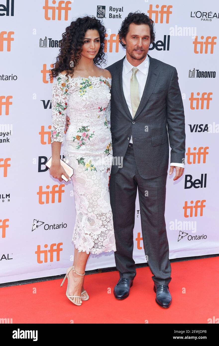 Camila Alves, Matthew McConaughey. "Sing" Premiere - 2016 Toronto ...