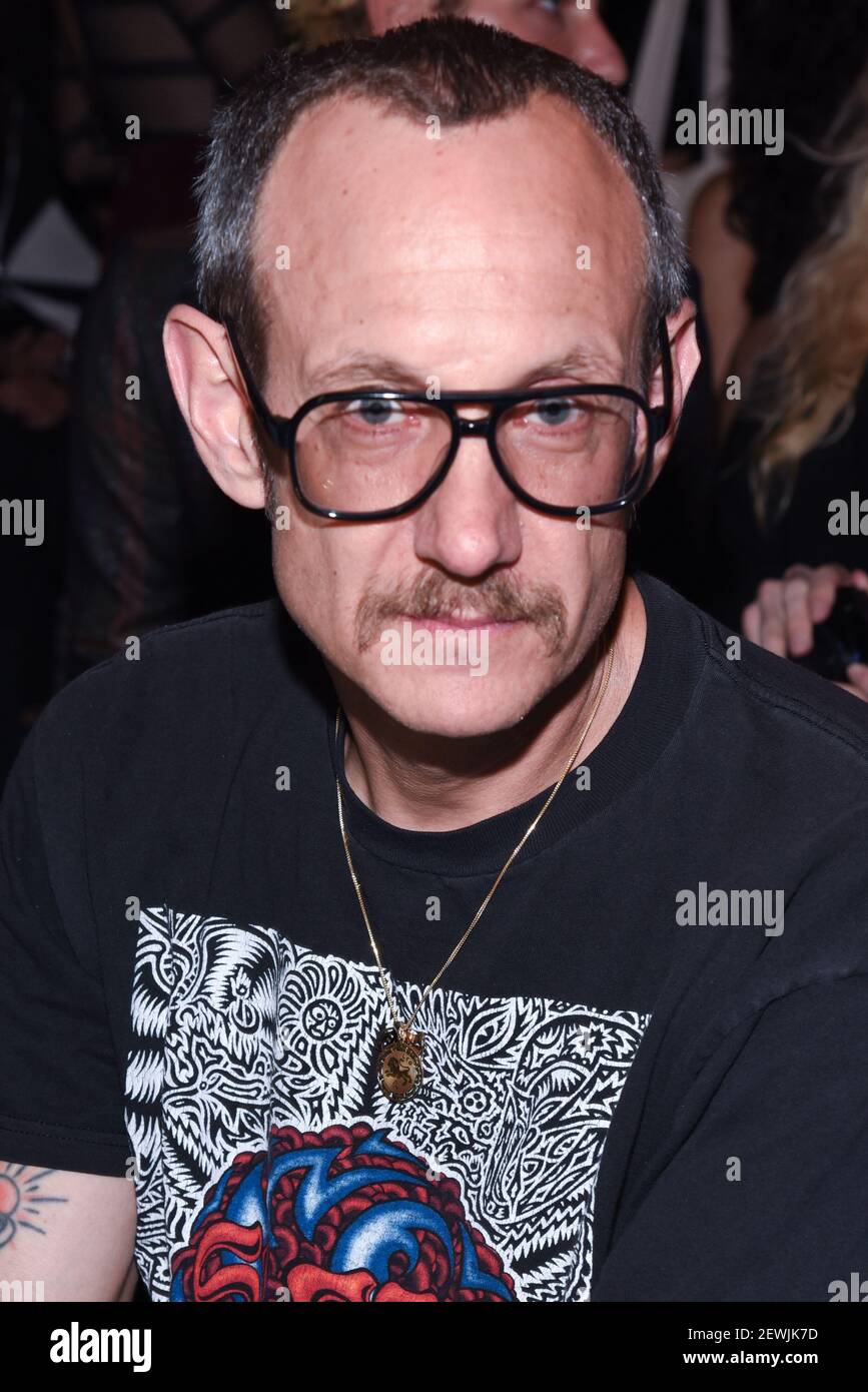 Terry Richardson attends NY: Front Row - Jeremy Scott New York RTW ...