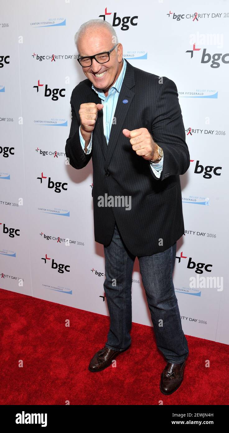 Former boxing champion Gerry Cooney attends the BGC Partners Charity ...